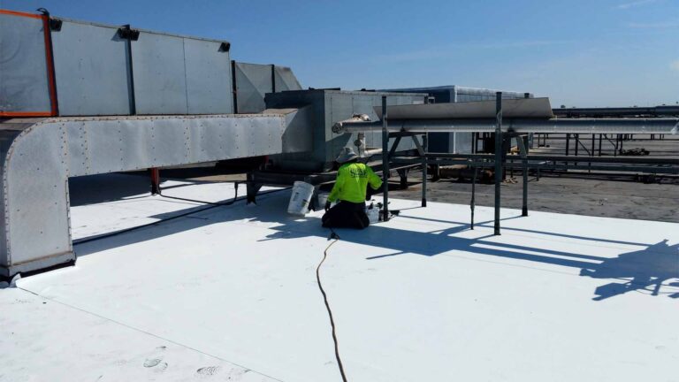 Beef Distribution Warehouse | PVC Re-Roofing
