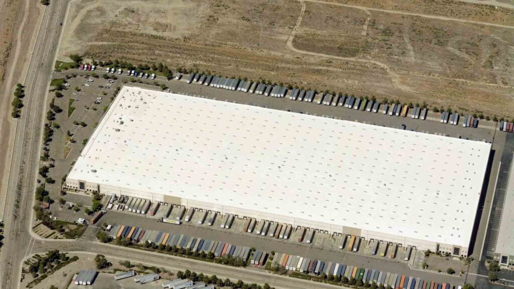 Tejon Ranch Warehouse | Single Ply TPO Roof | Stone Roofing